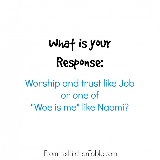 What is Your Response? - From This Kitchen Table